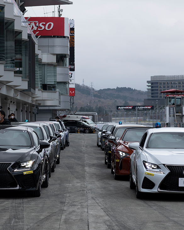 富士スピードウェイ「Lexus Circuit Experience 2023冬」初級レッスン ｜LEXUS NEWS